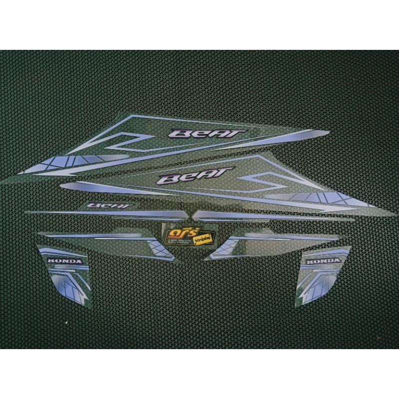 Beat Carb Transparent Striping Sticker 2008-2012 Simple Trim Design ...