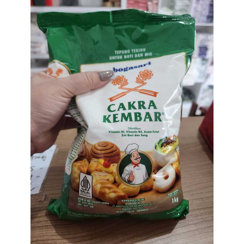 Bogasari Twin Chakra Wheat Flour 1kg | Shopee Philippines