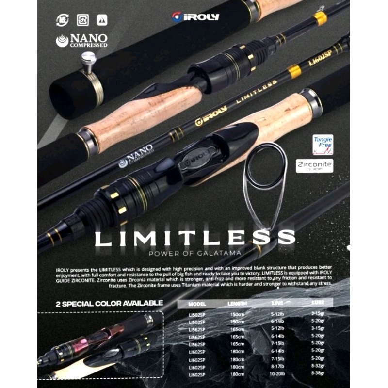 Solid CARBON ROD IROLY LIMITLESS 602(8-17lb) | Shopee Philippines