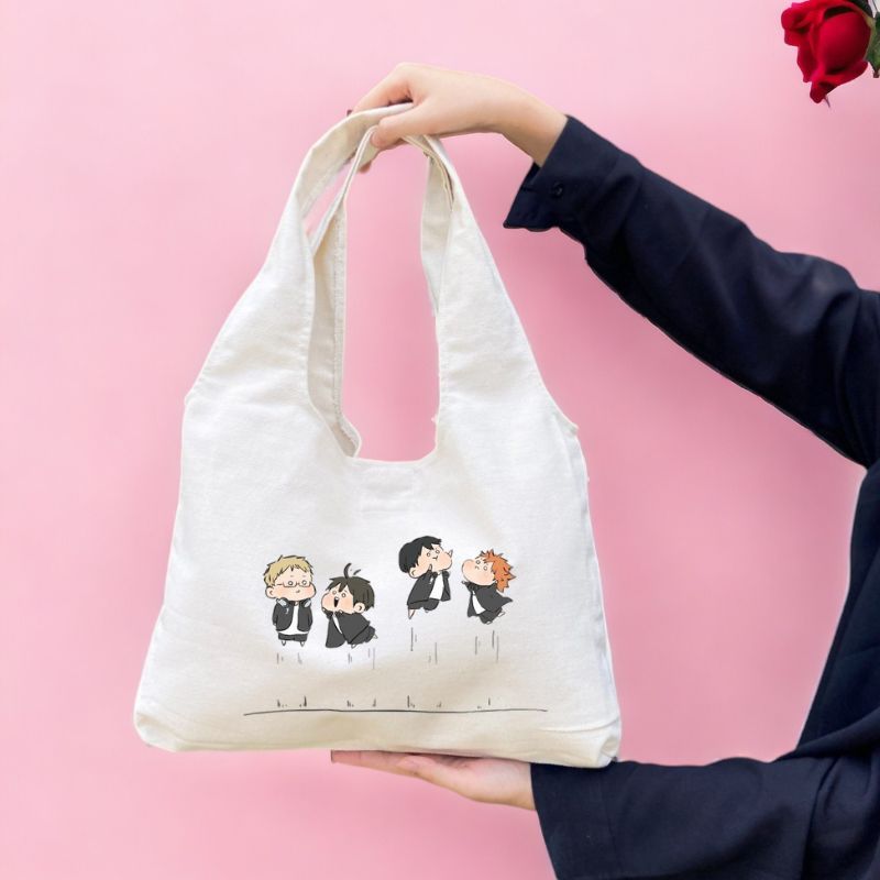 Haikyuu Haikyu's Order! Totebag Canvas Real Premium Vintage Hobo bag ...