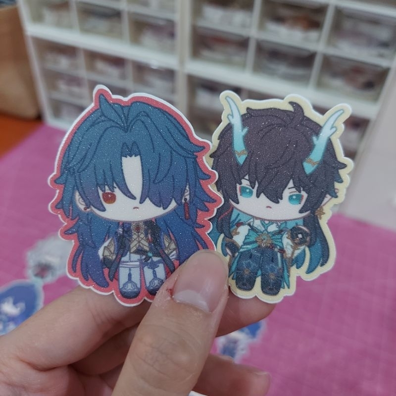 [ imaginyasachi ] HSR Honkai Star Rail Glitter Sticker | Shopee Philippines