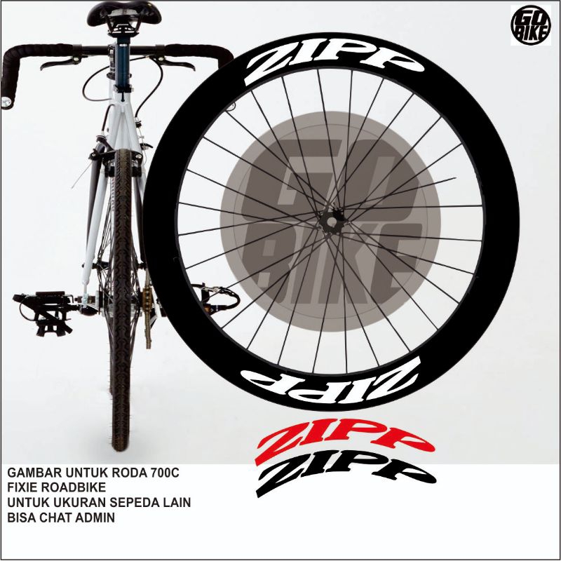 Bicycle rim stickers fixie zipp road bike rims stickers | Shopee ...