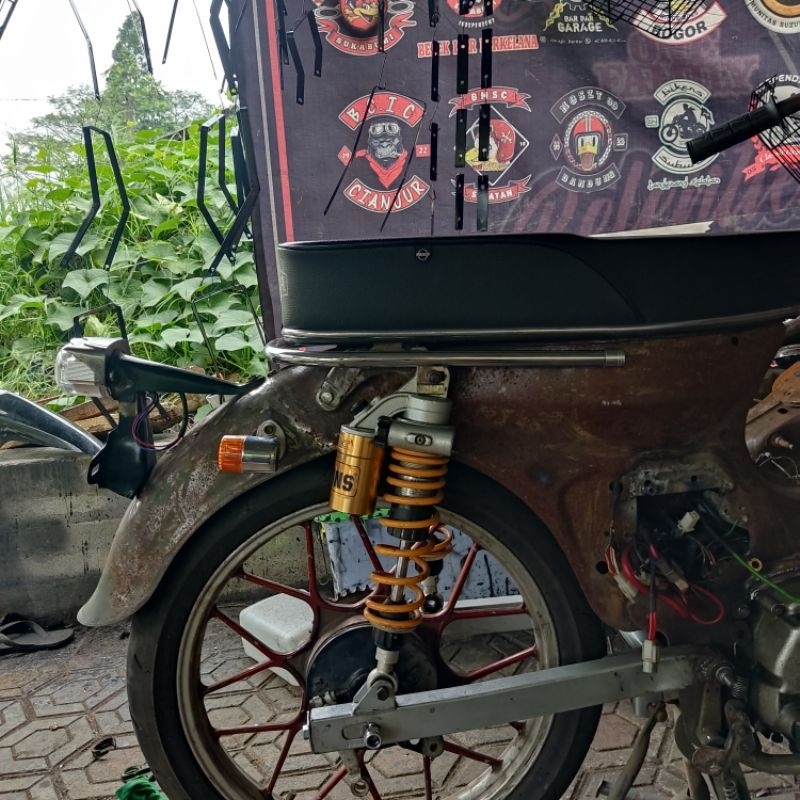 Begel stirrup hondac70 honda c70 stirrup u racing bektu bekjul astuti ...