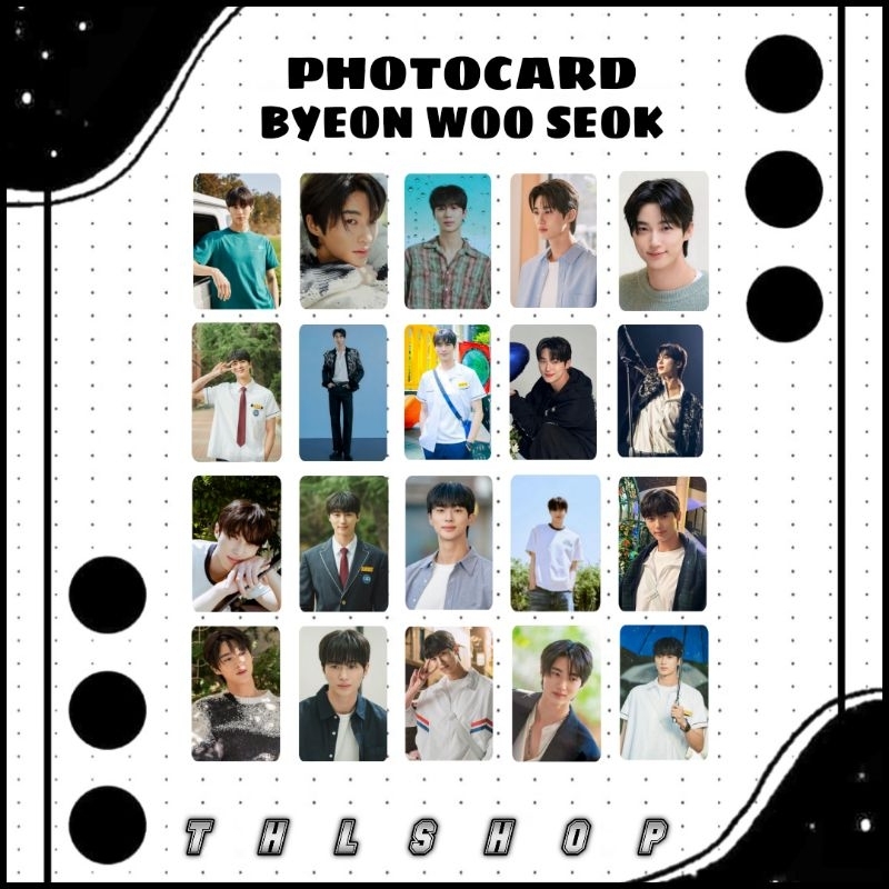 PHOTOCARD BYEON WOO SEOK PC SET RYU SUNJAE LOVELY RUNNER ECLIPSE PHOTO ...