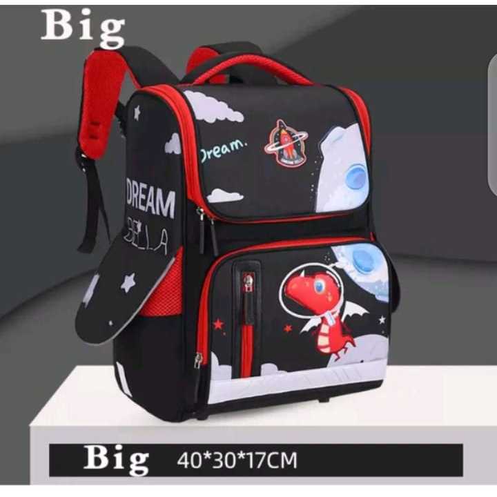 Bbs School Bags for Girls Boys Primary School Printed Cartoon Nylon ...