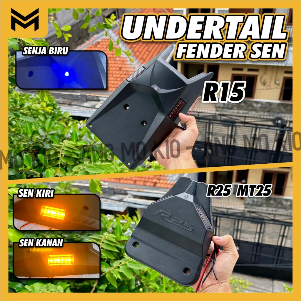 UNDERTAIL FENDER SEN R15V3 R15 V3 R25 MT25 UNDERTY TAIL TIDY Undertail Fender Sein Original ...
