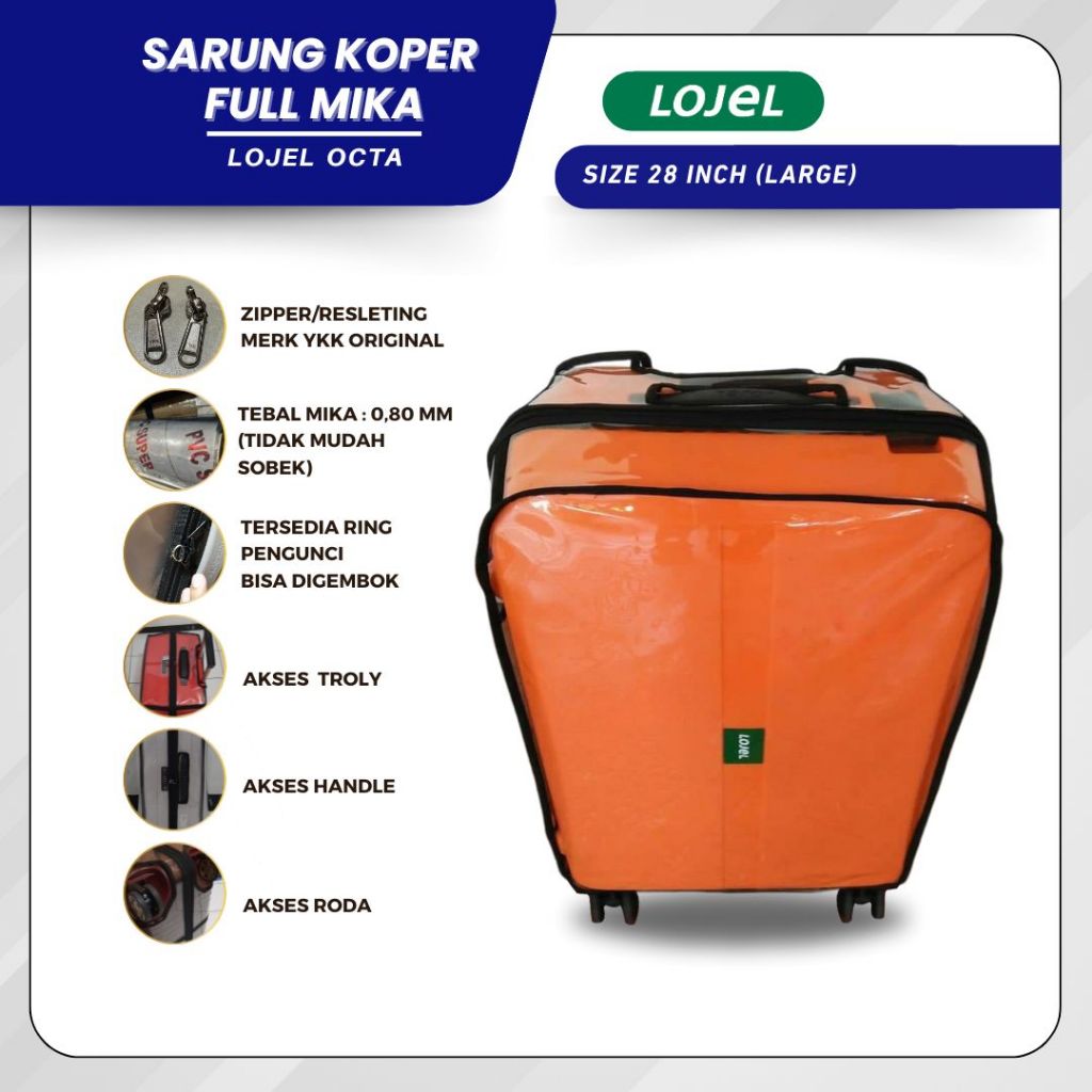 Reborn LC - Luggage Cover | Luggage Cover Fullmica Special Lojel Octa ...