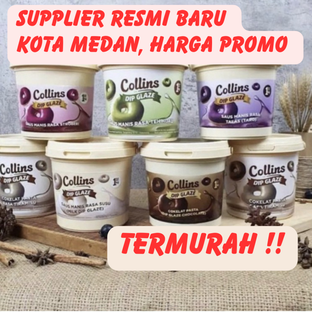 Collins DIP GLAZE 1kg - ALL VARIAN SUPPLIER Official MEDAN (COLLINS ...