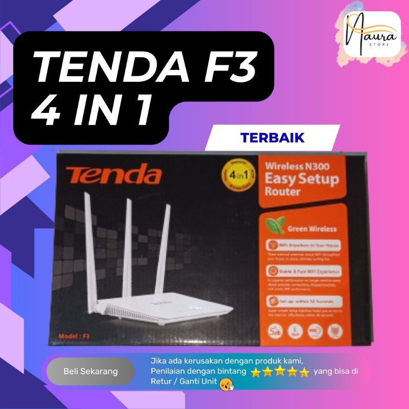 TENDA F3 Tent Router | Shopee Philippines