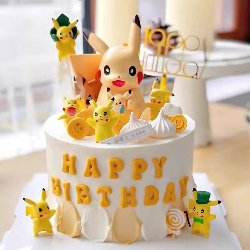 Pokemon pikachu cake Topper birthday cake decoration | Shopee Philippines