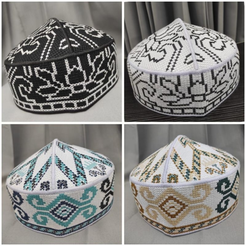 Pakistani OVAIS EXCLUSIVE FULL Embroidery Caps/Adult Caps/Pakistani ...