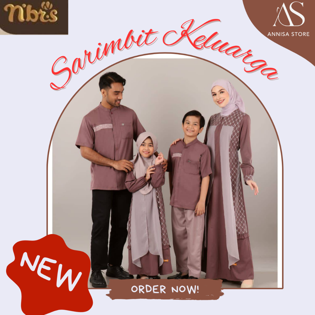 BAJU SARIMBIT NIBRAS RAYYA SERIES EFATA PLUM LILAC / SARIMBIT FAMILY ...