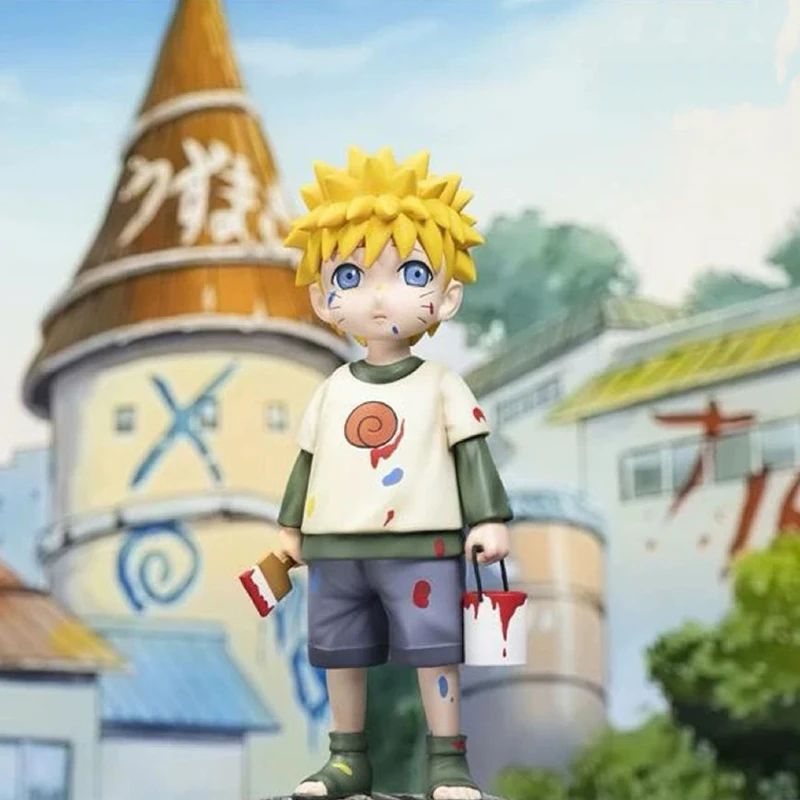 Uzumaki Naruto Childhood Kid Action Figure Fox Tail Nine | Shopee ...