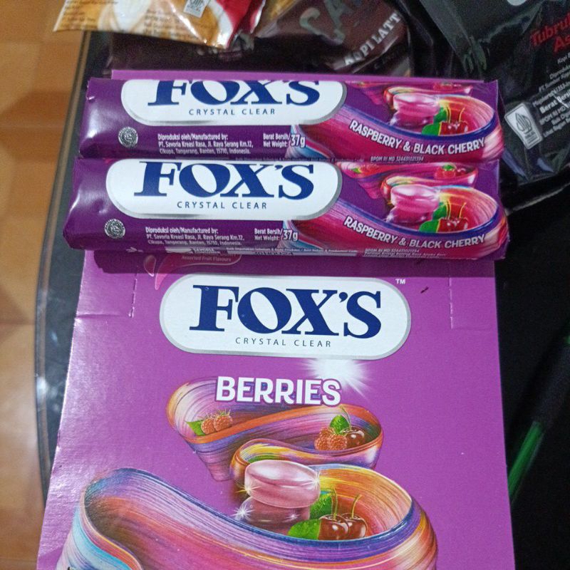 Fox's berries stickpack Candy - stick roll Packaging | Shopee Philippines