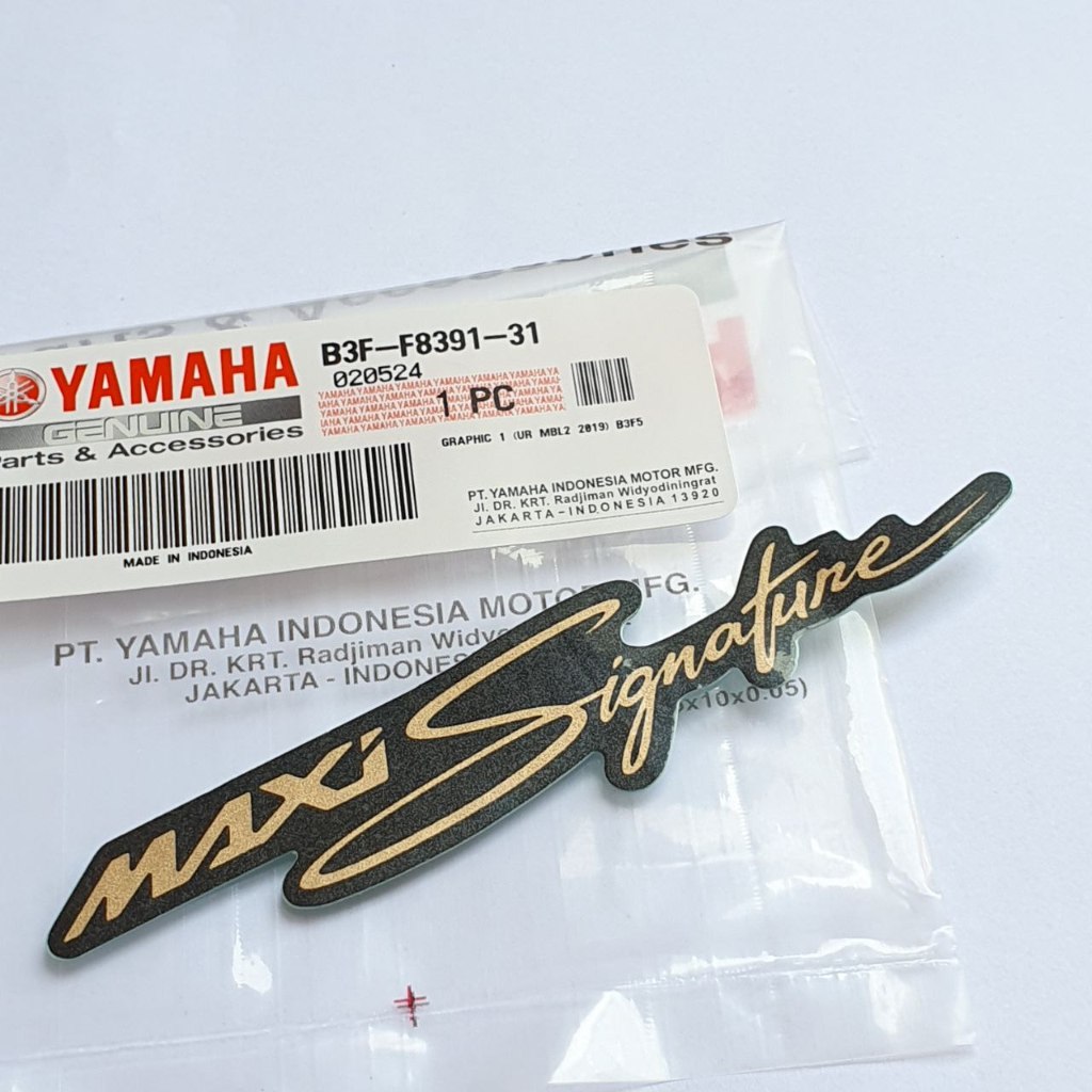 Maxi Signature Sticker Ori/B3F-F8391-31 | Shopee Philippines