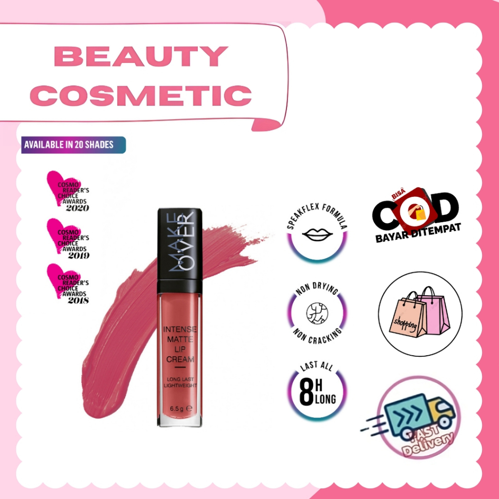 Make Over Intense Matte Lip Cream 6,5 g | Shopee Philippines