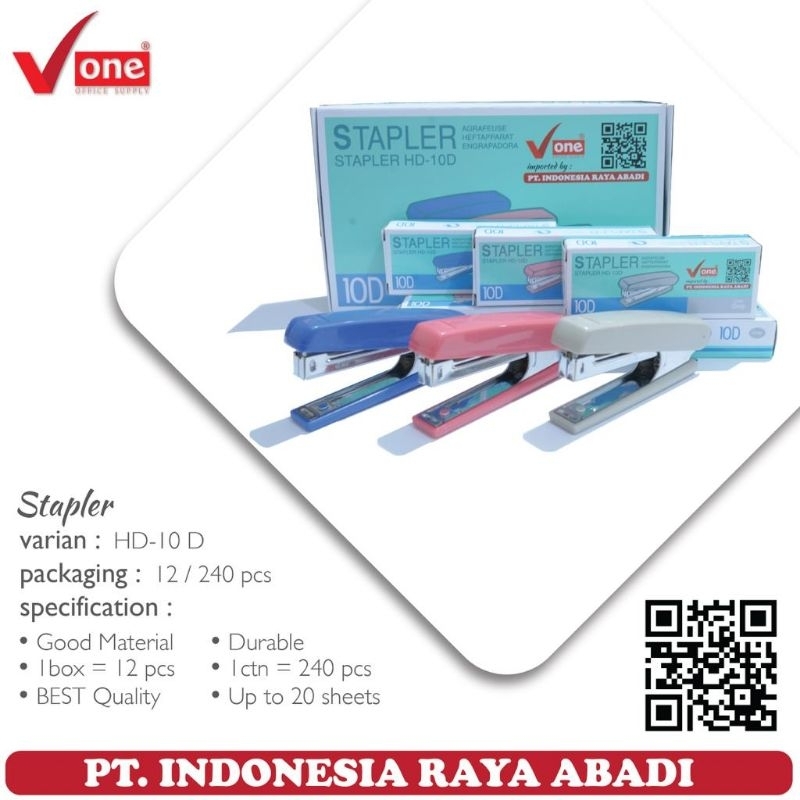(AJ) LARGE STAPLER HD-10D Vone HD-10D STAPLES/ | Shopee Philippines