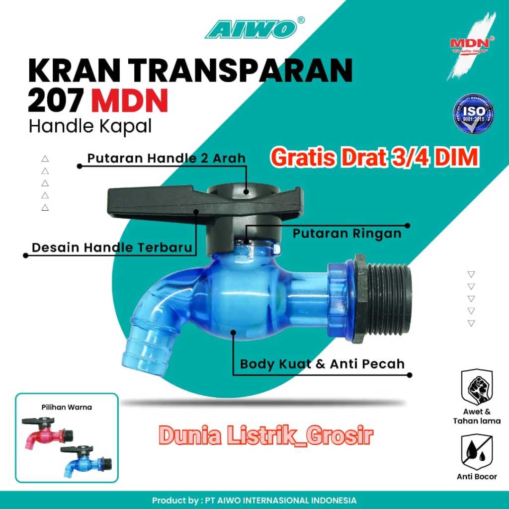 Mdn Transparent PVC Water Faucet Faucet Type 207 Can 1/2" Can 3/4 ...