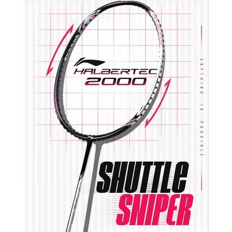Halbertec 2000 Original Li-Ning Lining Racket | Shopee Philippines