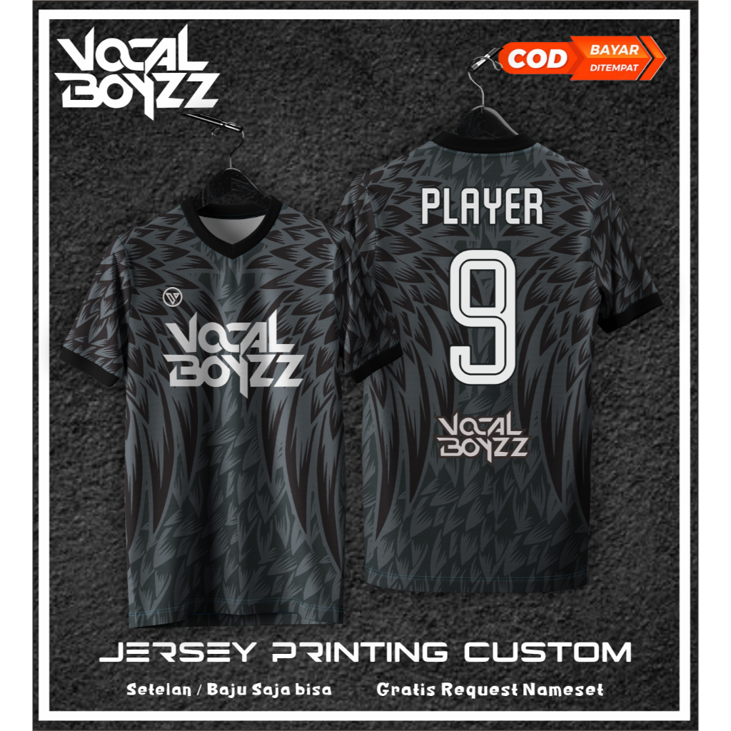 Printing Futsal Jersey And Custom Ball Jersey Free Request Name Number ...