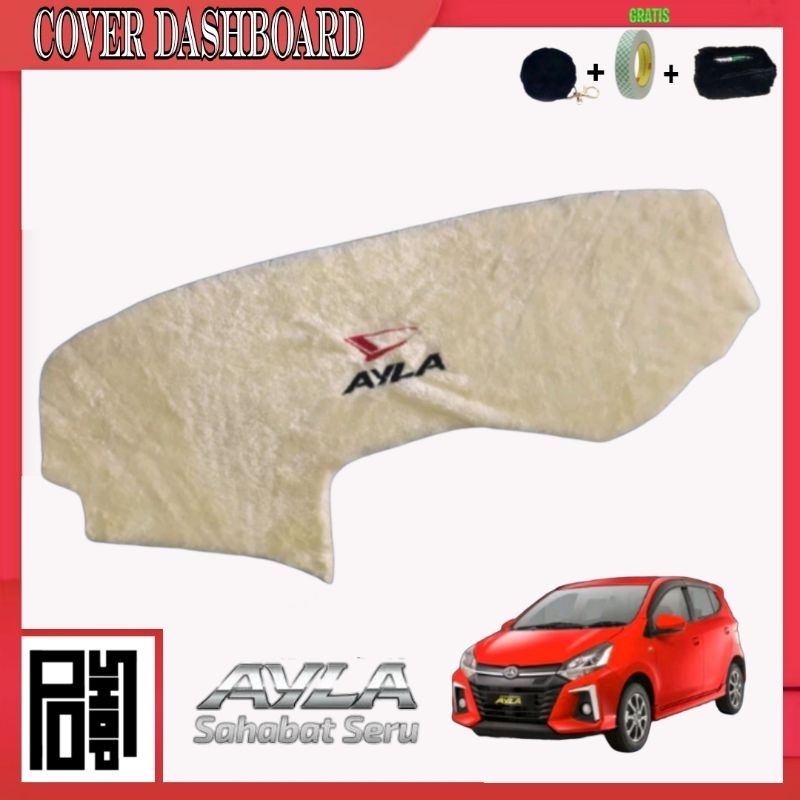 Fur dashboard Protector Fur dashboard cover Daihatsu Ayla Car Fur 2013 ...