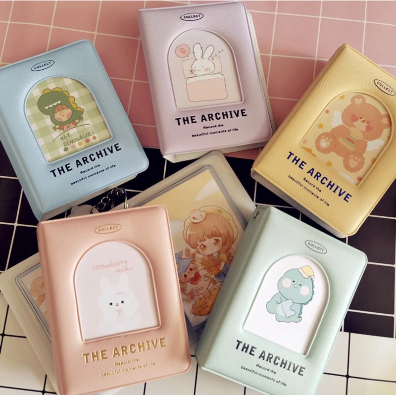 Korean Photo Album / Cute Mini Polaroid Photo Album Card Aesthetic ...