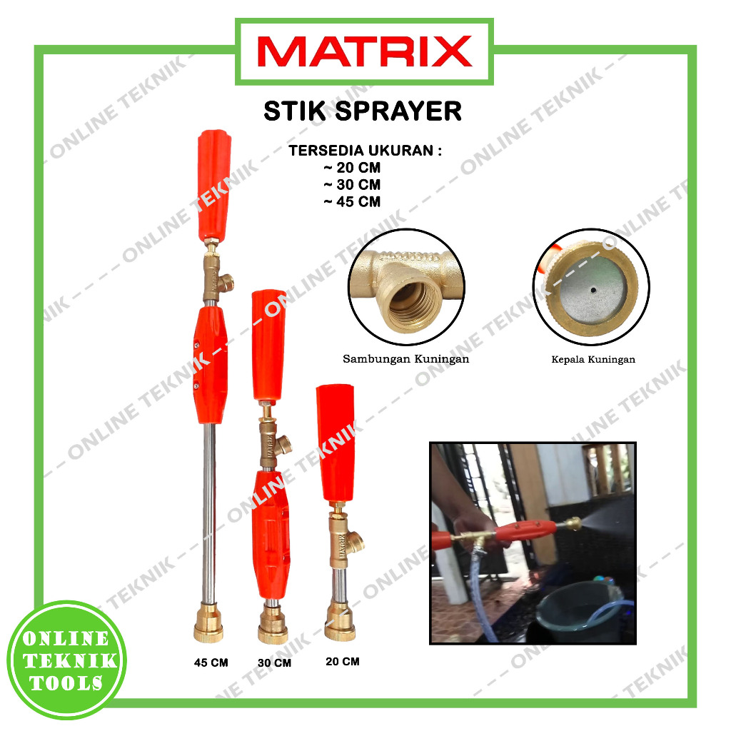 MESIN Matrix Straight Sprayer Stick 20cm 30cm 45cm / Sanchin Power ...