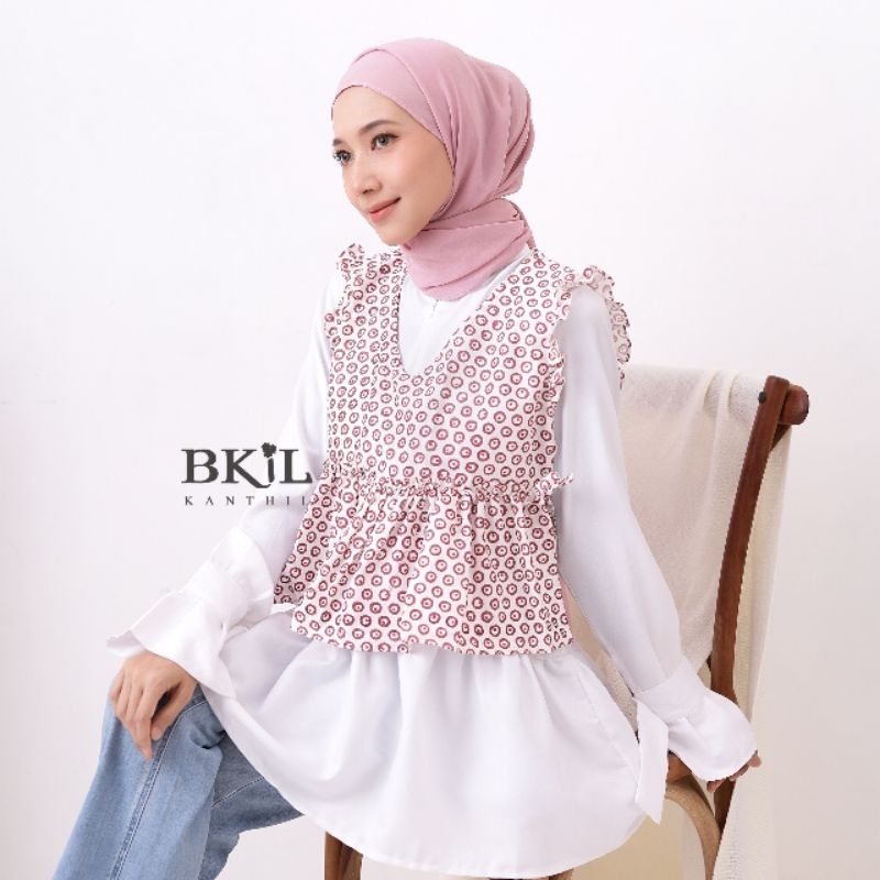 Kanthil Vest Modern Outer Batik Contemporary | Shopee Philippines