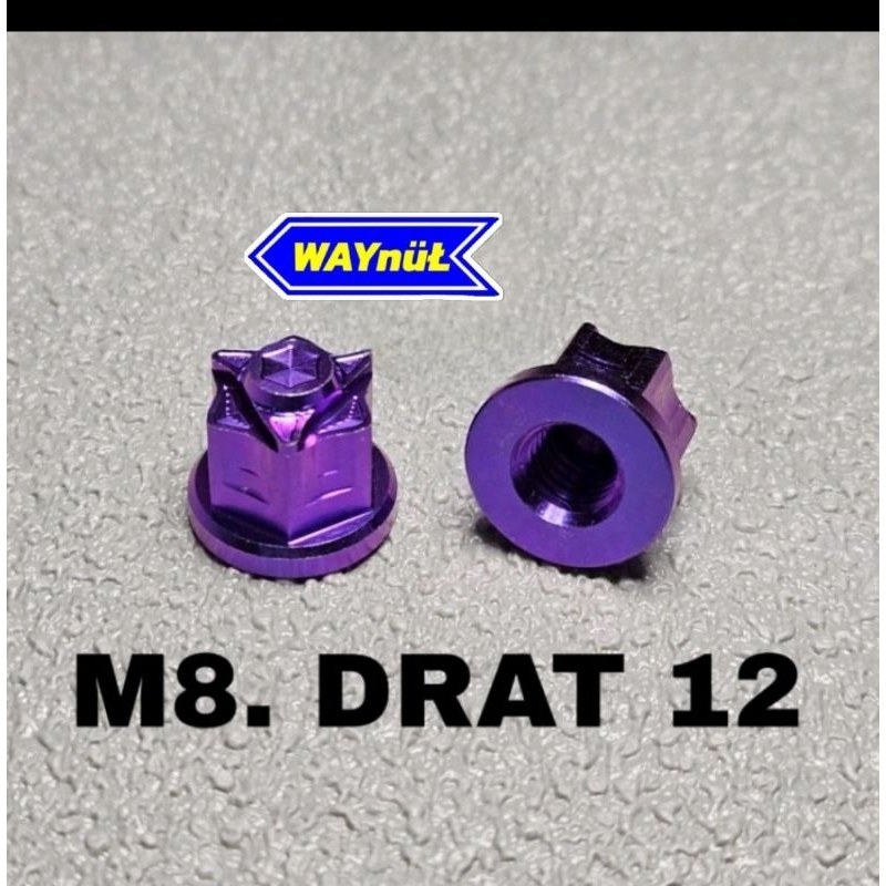M8 Cap Nut/12 Titanium Thread | Shopee Philippines