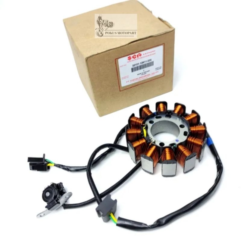 SPULL STATOR SATRIA FU150 FI, BANDIT, GSX 150 ORIGINAL SGP | Shopee Philippines