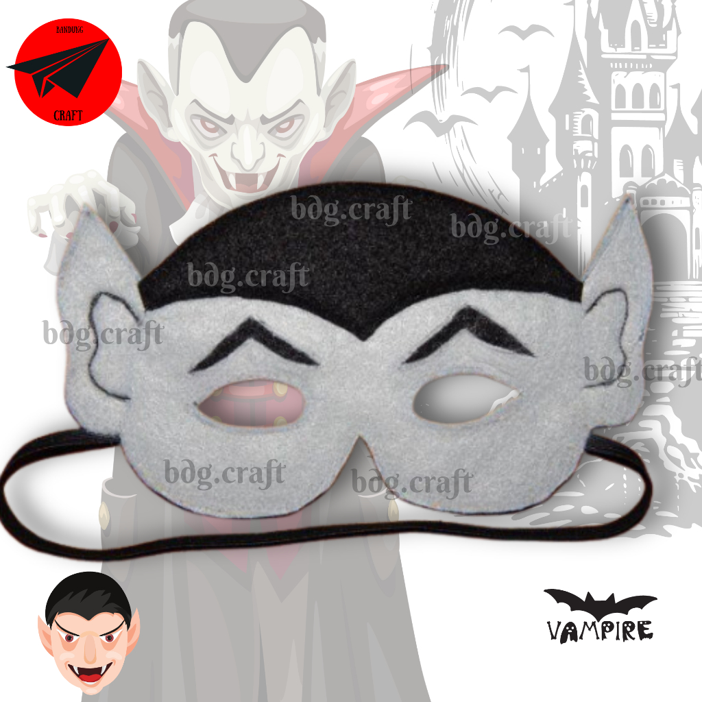 Cosplay mask VAMPIRE heloween | Shopee Philippines