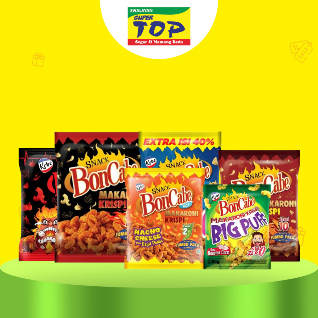 ~TOP~BONCABE Macaroni SNACK ALL Variants (Select Variation) | Shopee ...