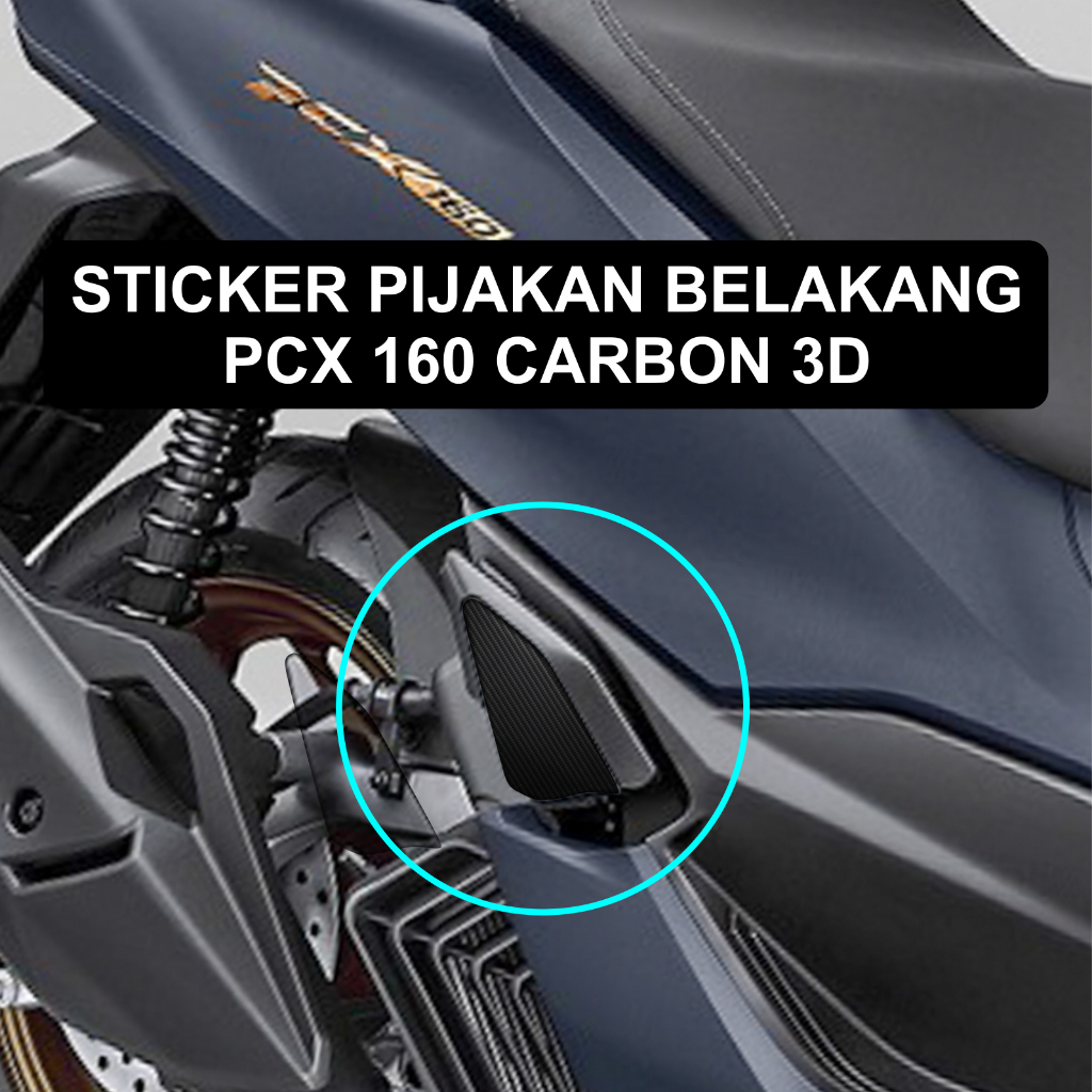 Sticker CUTTING STEP Rear PCX 160 CARBON Right Left | Shopee Philippines
