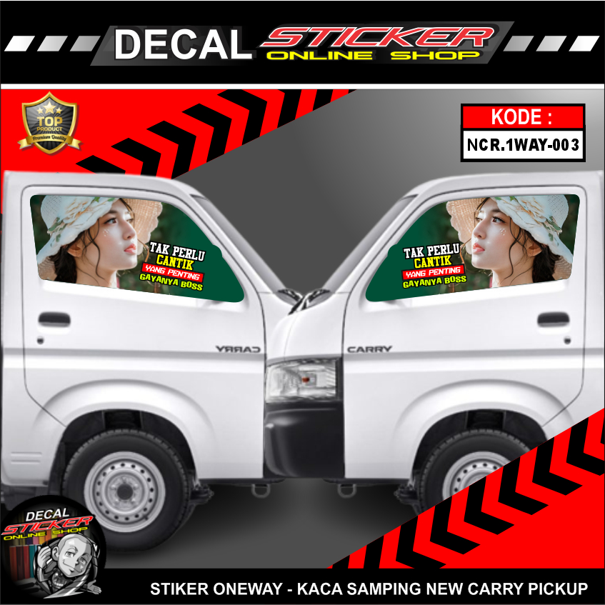 Oneway PICK UP NEW CARRY Cool Sticker FREE CUSTOM | Shopee Philippines