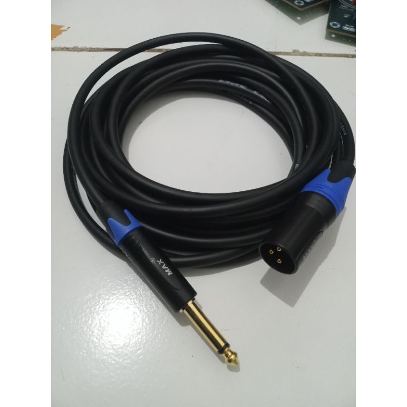 Cable Jack canon xlr Male to jek akai Canare 5 Meters | Shopee Philippines