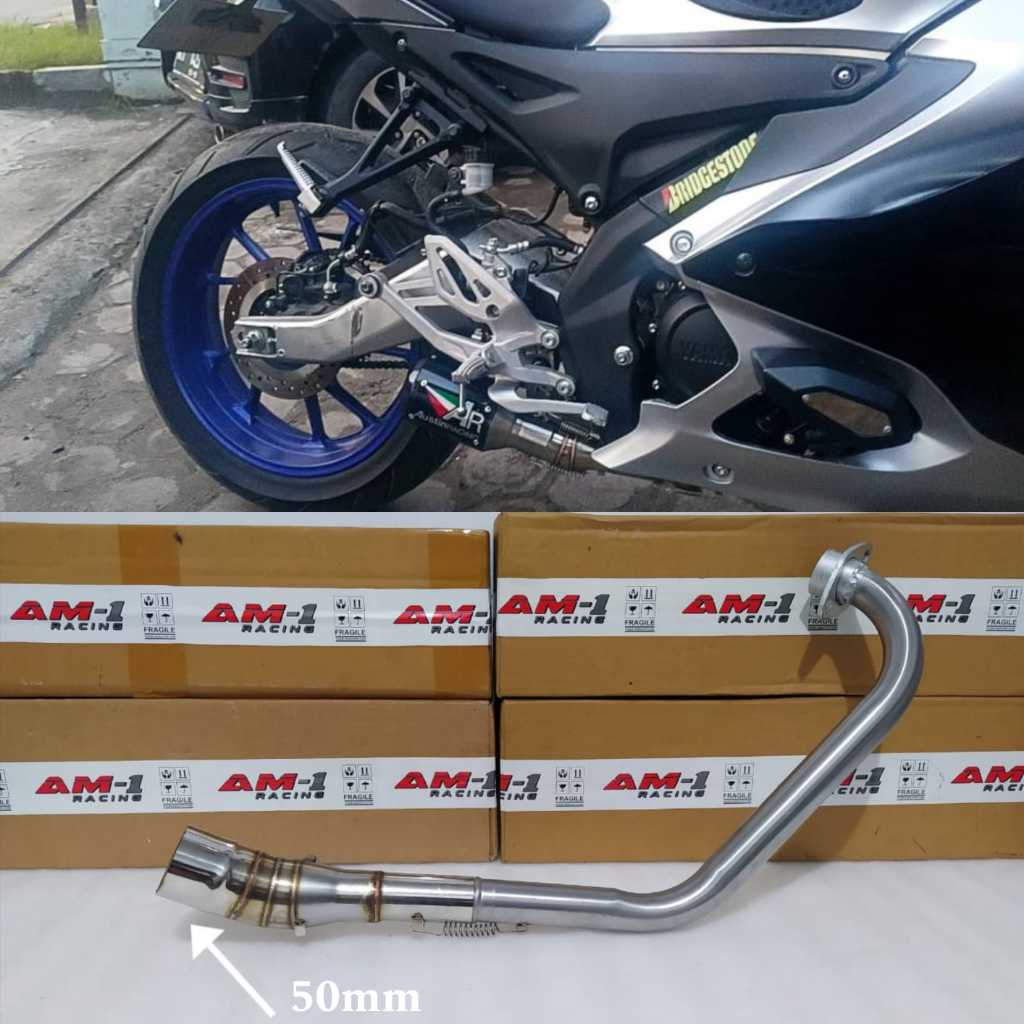 Racing Exhaust Neck Pipe Underbelly R15 Cbr 150R Vixion Gsx Byson Xabre ...