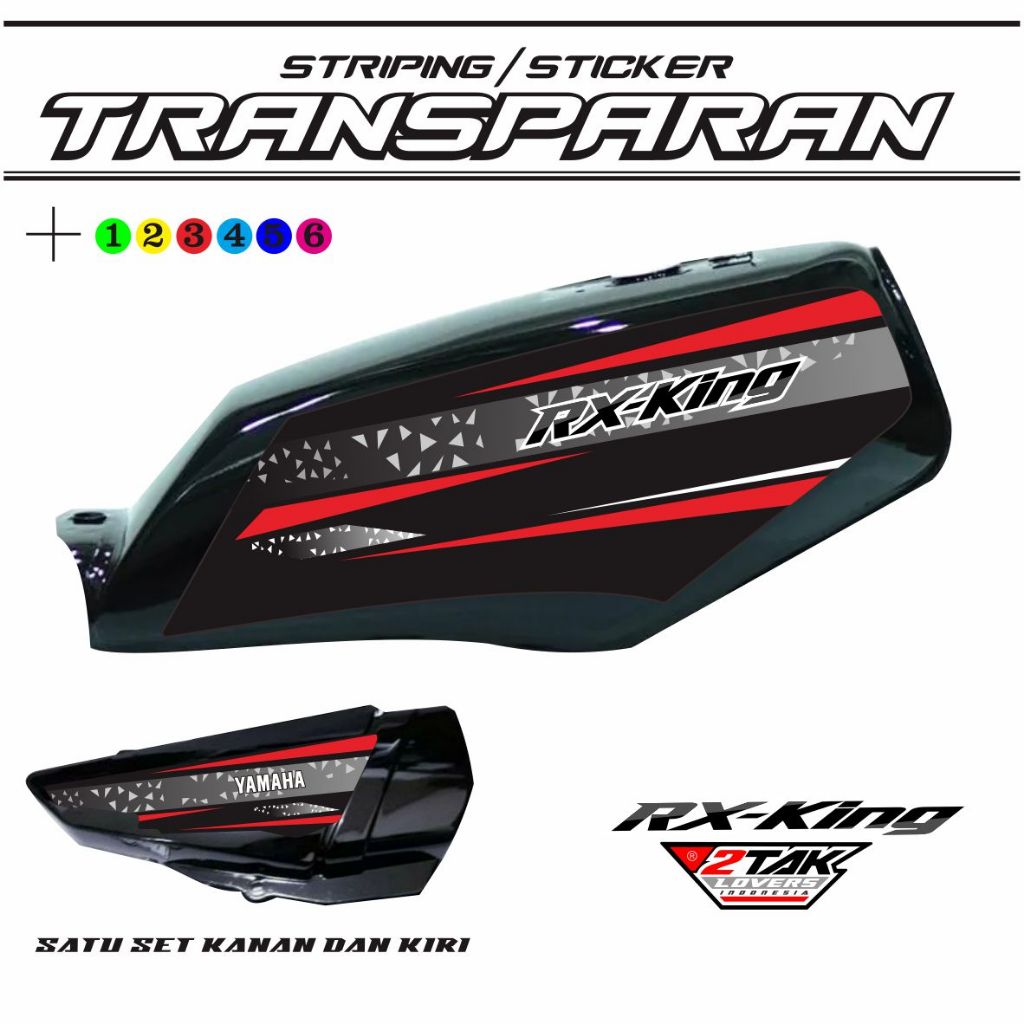 STRIPING RX KING TRANSFER STICKER VARIATION YAMAHA RX KING | Shopee ...