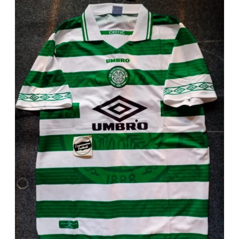 Glasgow CELTIC RETRO jERSEY CLOTHES 1997 97 1998 1999 98 99 2000 2001 ...