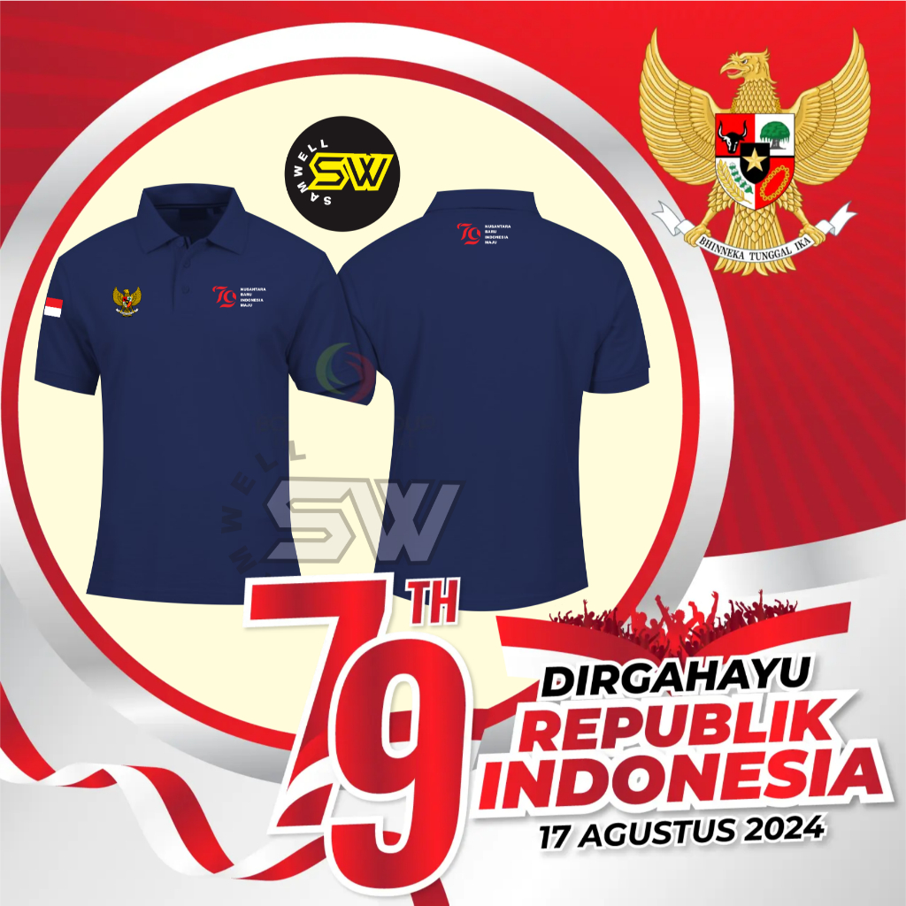 Poloshirt / Polo Collar Shirt 79th Anniversary of the Republic of ...