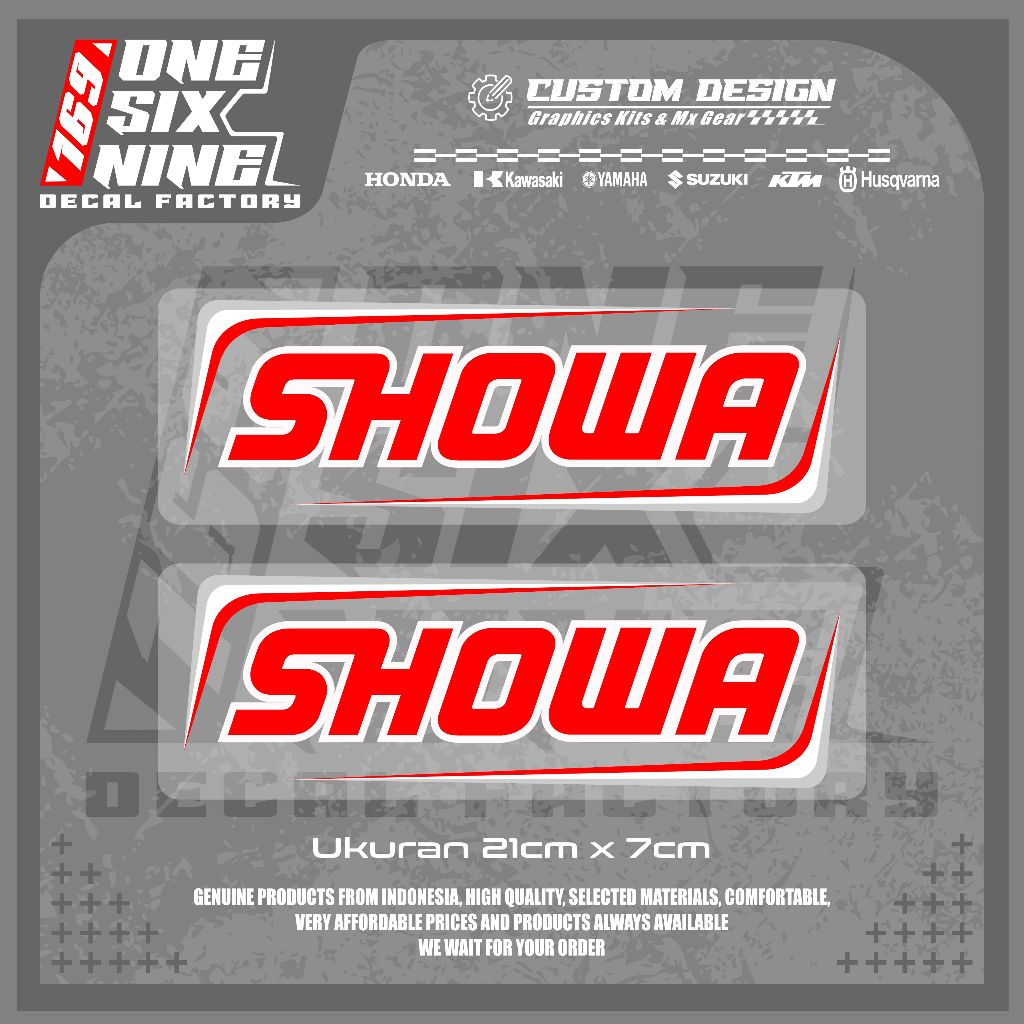 Upper Fork Decal Sticker USD Showa Transparent Clear Shock Crf,Wr,Klx ...