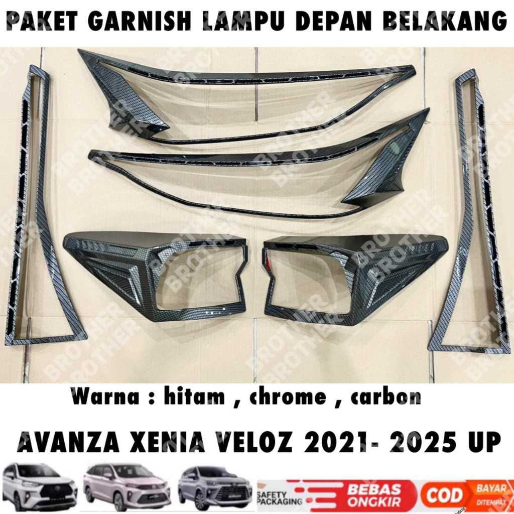 Veloz GR Sport Front and Rear Light Garnish Package 2021 2022 2024 2025 ...