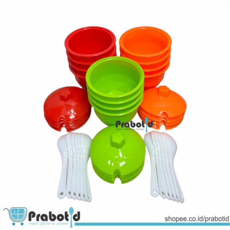 Prabotid Chicken Noodle SAMBAL Bowl SET/SAMBAL Holder With Spoon ...