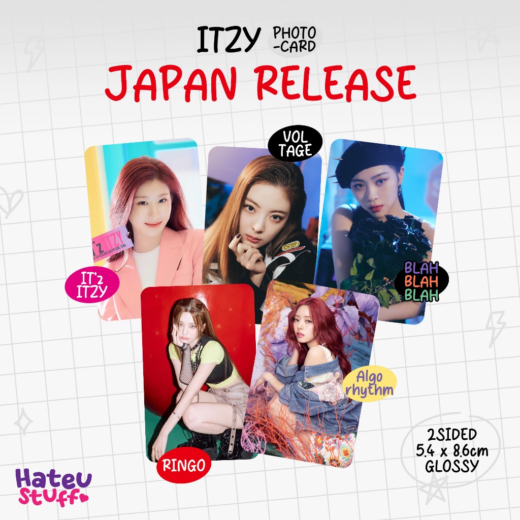Itzy Unofficial Photocard Japan Release (Algorhythm, Ringo, Blah Blah ...