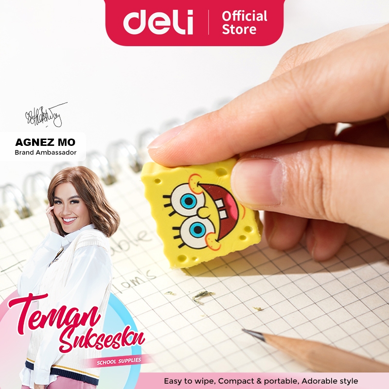 Deli Eraser/Eraser Yellow Spongebob Special Edition EH322 | Shopee ...