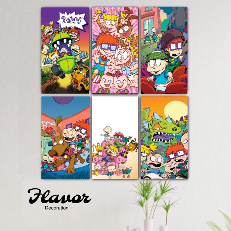 KAYU Flavor WALL Decoration RUGRATS Cartoon HOME DECOR Minimalist ...