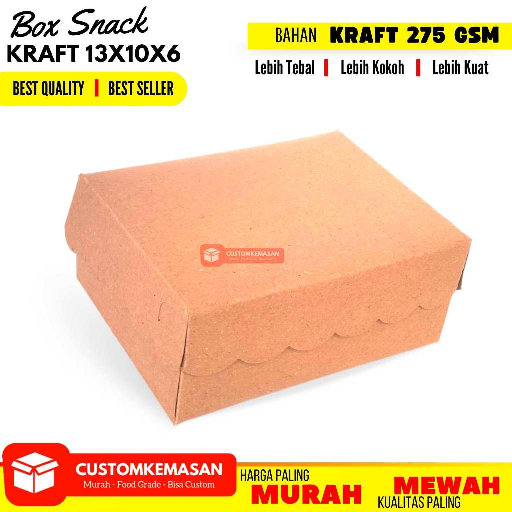 13x10x6 Snack Box / Cake Box / Snack Box / Food Box / Snack Box / Snack ...