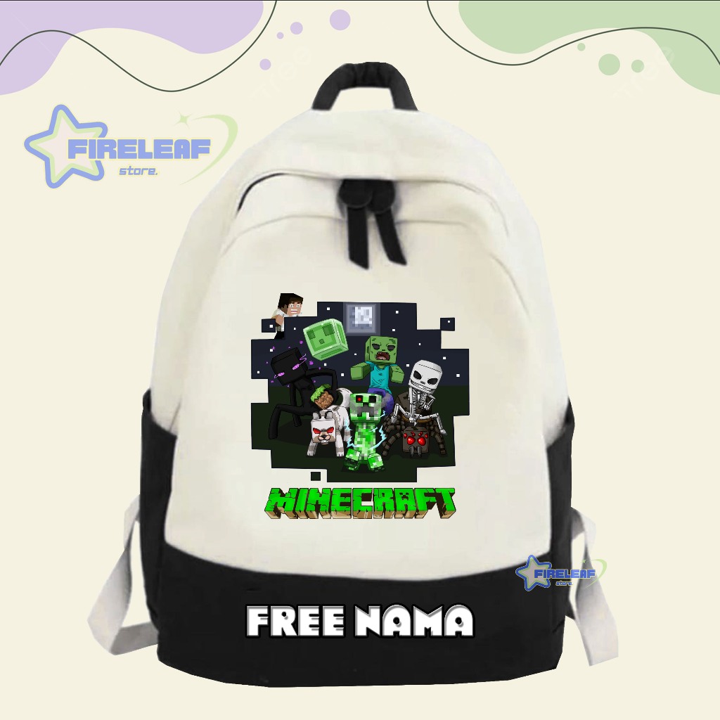Minecraft ROBLOX BACKPACK Kids Bag PREMIUM Material | Shopee Philippines