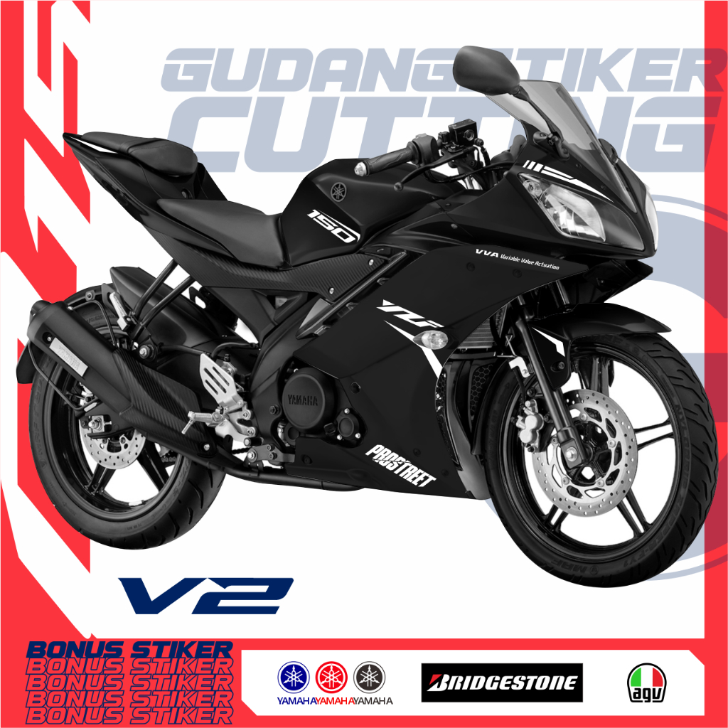Striping CUTTING R15 V2 Motorcycle STICKER YAMAHA STICKER YZF 150 ...