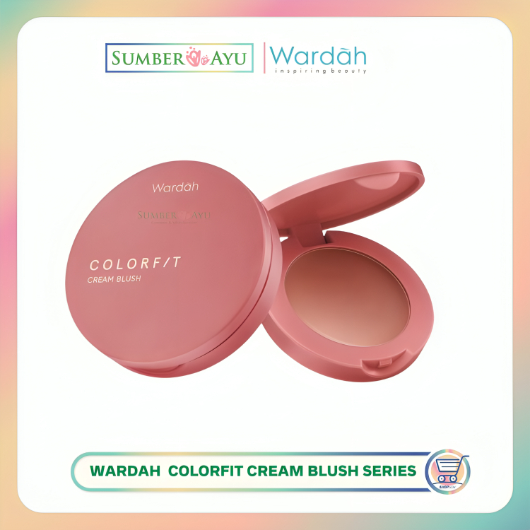Wardah COLORFIT CREAM BLUSH SERIES | Shopee Philippines
