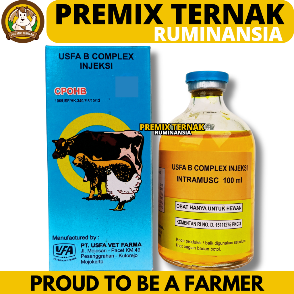 USFA B COMPLEX INJ 100ML USFA - Vitamin B Complex B Complex B Complex B ...